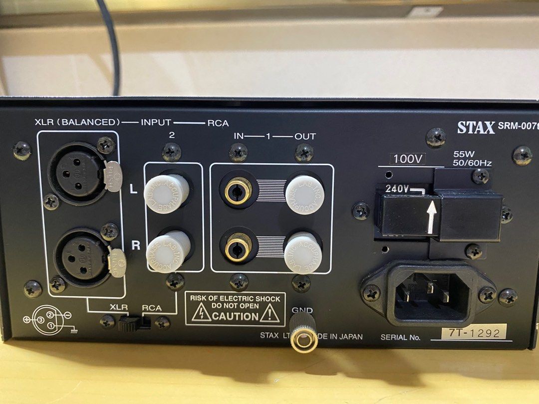 Stax SRM-007t tube amplifier with 6S4A and CCS mod, Audio, Other Audio ...