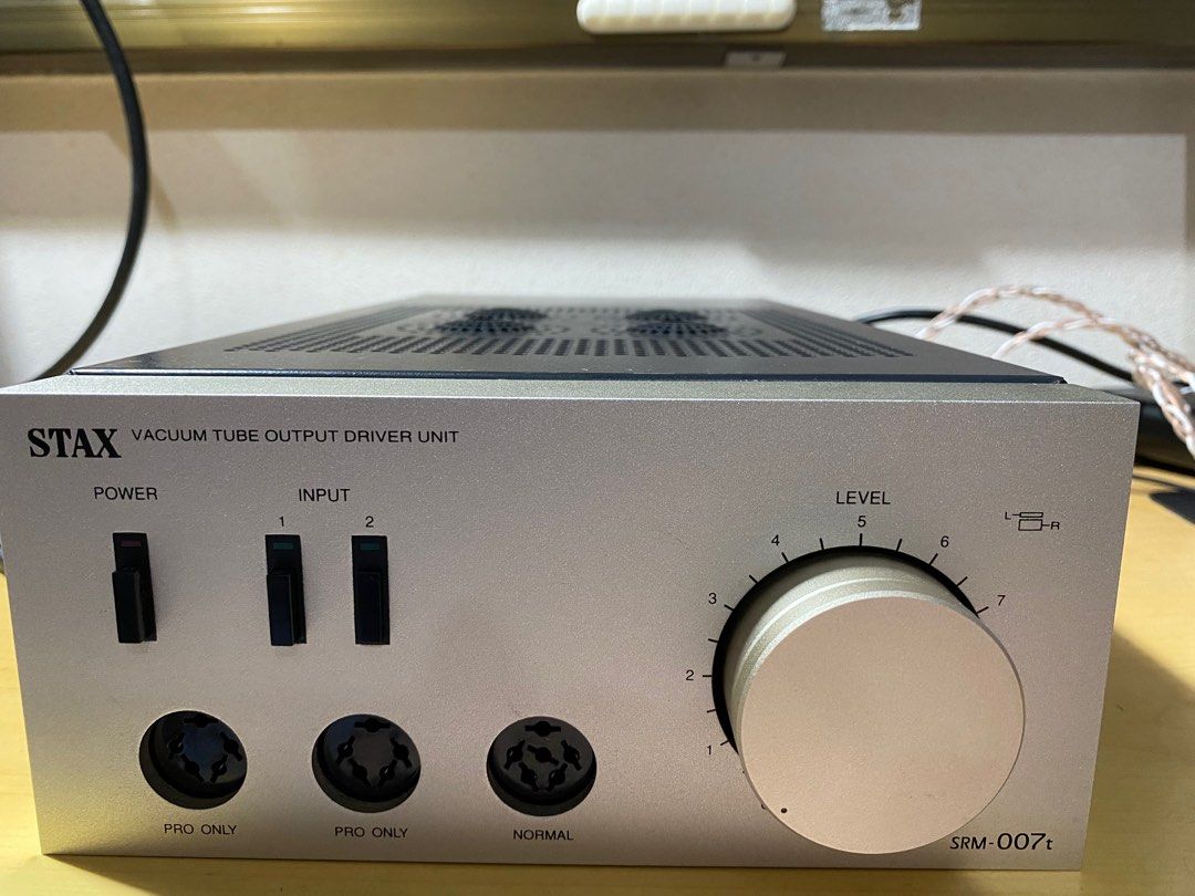 Stax SRM-007t tube amplifier with 6S4A and CCS mod, Audio, Other Audio ...