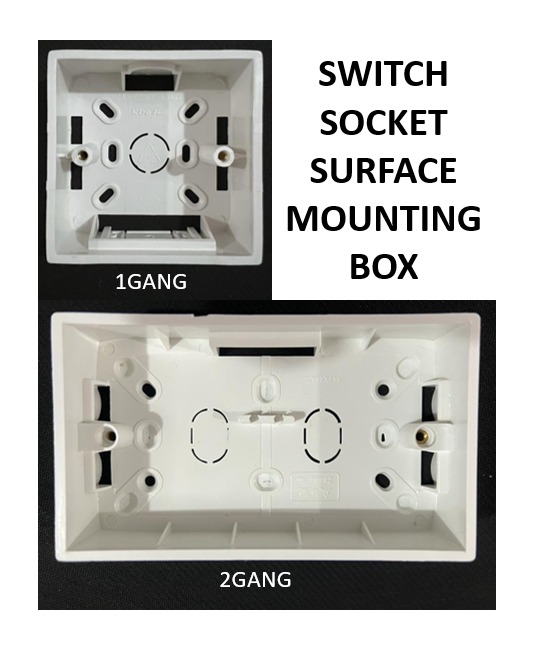 Switch Socket Surface Mounting Box / Socket Box / Switch Box ...