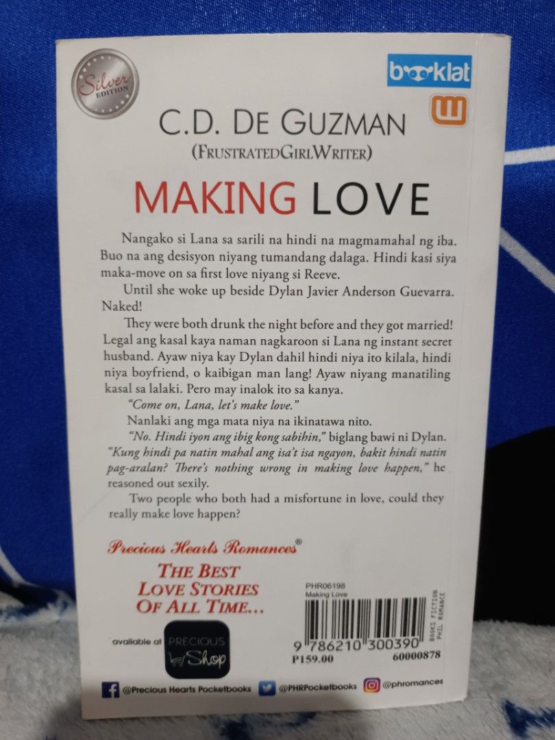Tagalog pocketbook- making love by C.D De Guzman, Hobbies & Toys, Books ...