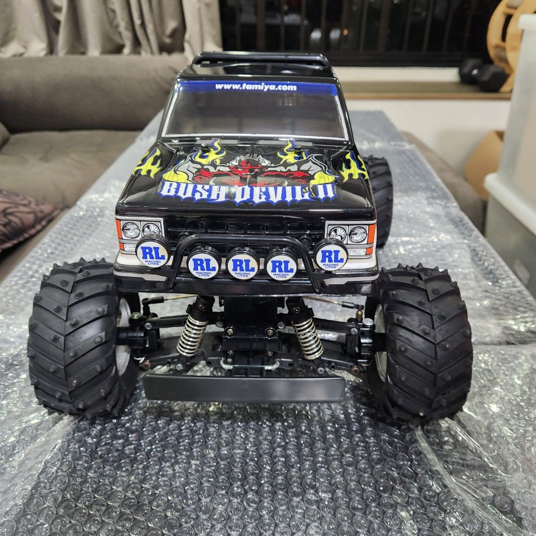 Tamiya RC BUSH DEVIL II 4wd remote control, Hobbies & Toys, Toys & Games on Carousell