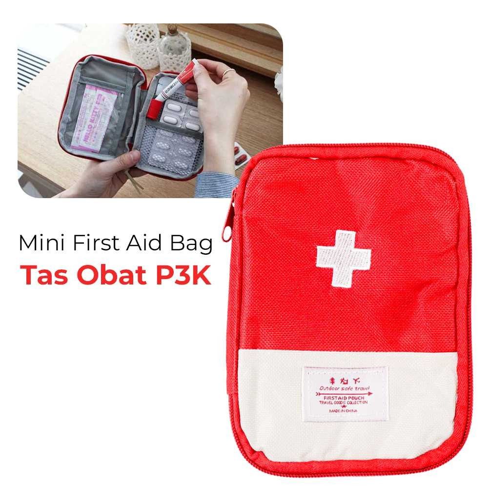 Tas Obat P3K Mini Portable First Aid Kit Tas Pertolongan Pertama P3K ...