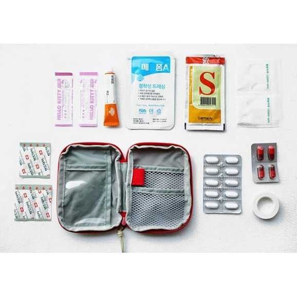 Tas Obat P3K Mini Portable First Aid Kit Tas Pertolongan Pertama P3K ...