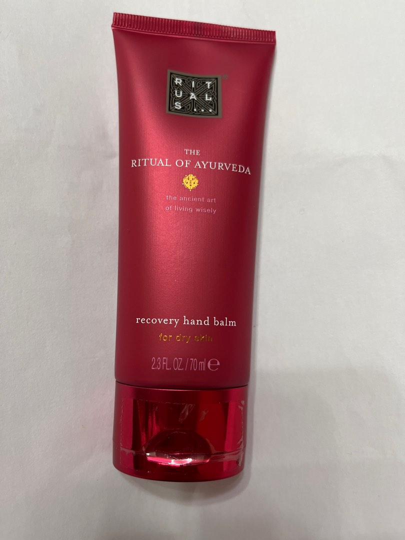 THE RITUAL OF AYURVEDA Hand Balm recovery for dry skin Indian Rose ...