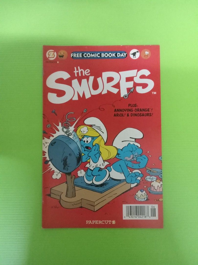 The Smurfs - FCBD 2014 ( Peyo - Cover Art ) Papercutz, Hobbies & Toys, Books & Magazines, Comics ...