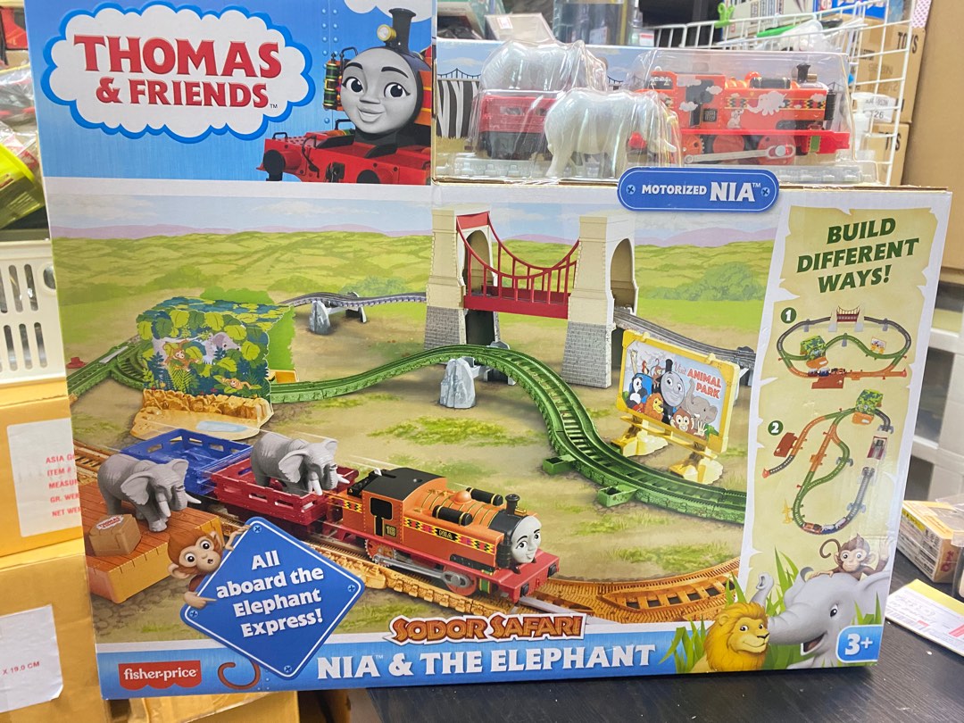 Thomas & Friends Trackmaster NIA & The Elephant, 兒童＆孕婦用品, 嬰兒玩具 - Carousell