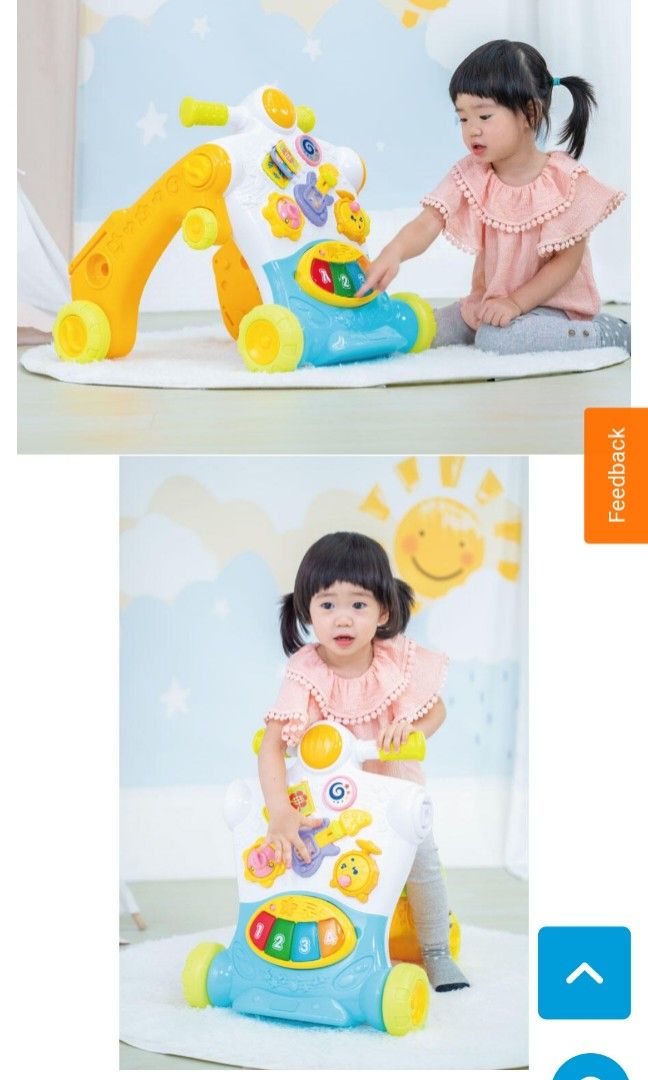 Top Tots 3 in 1 Walker Ride On, Babies & Kids, Infant Playtime on Carousell
