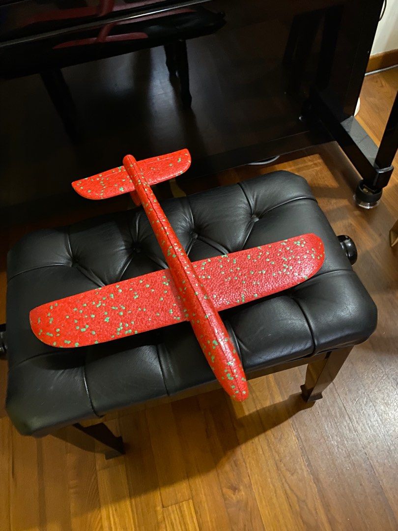 Toys Aeroplane Plane in red Foam for Kids Child, Hobbies & Toys, Toys ...