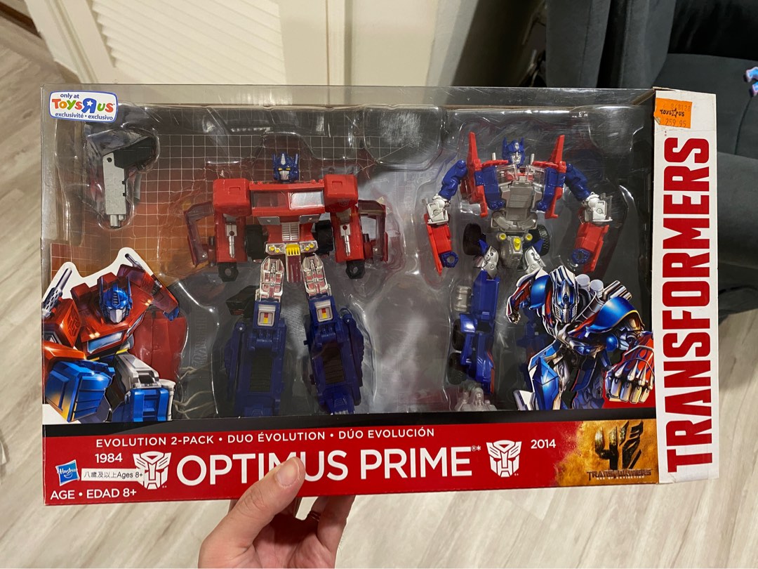 Transformers Optimus Prime Evolution Twin Pack Evasion Prime Classic ...