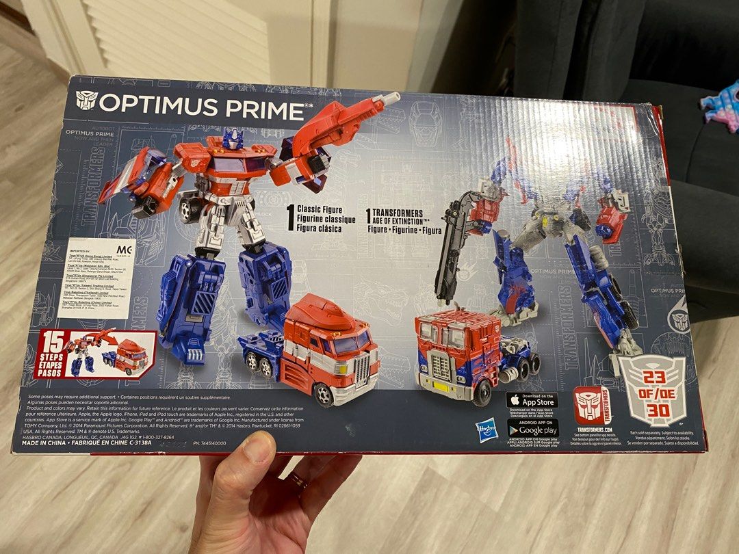 Transformers Optimus Prime Evolution Twin Pack Evasion Prime Classic ...