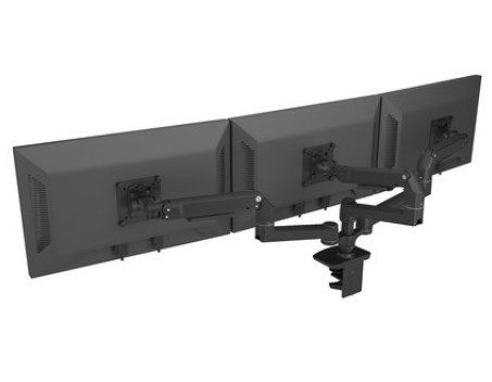 Triple Arm Monitor Desk Mount Stand For Computer Monitors [17" to 38 ...