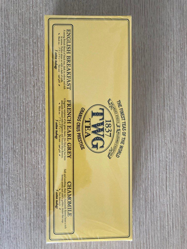 TWG Tea box (15 teabag), Food & Drinks, Beverages on Carousell