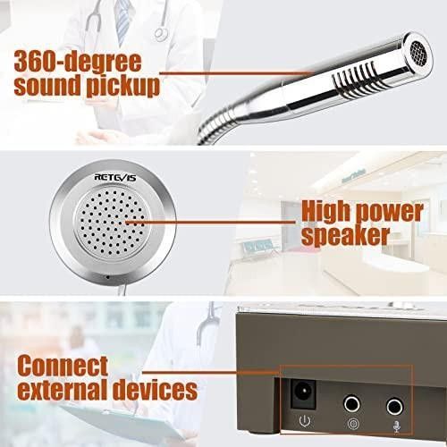 Two Dual-way Audio Intercom System Bank Hospital Counter Window ...