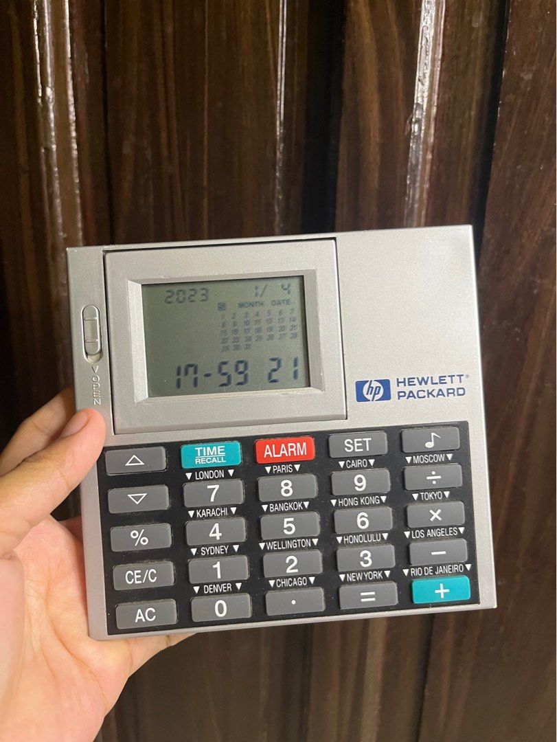 Universal Clock with Alarm and Calendar, Furniture & Home Living, Home ...