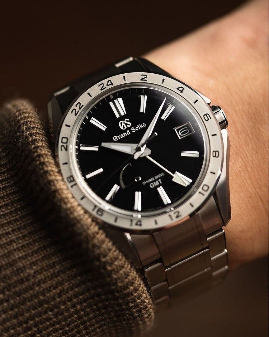 Unworn Unsized Nov 2022 Full Set Grand Seiko Evolution 9 Collection Spring Drive GMT High ...