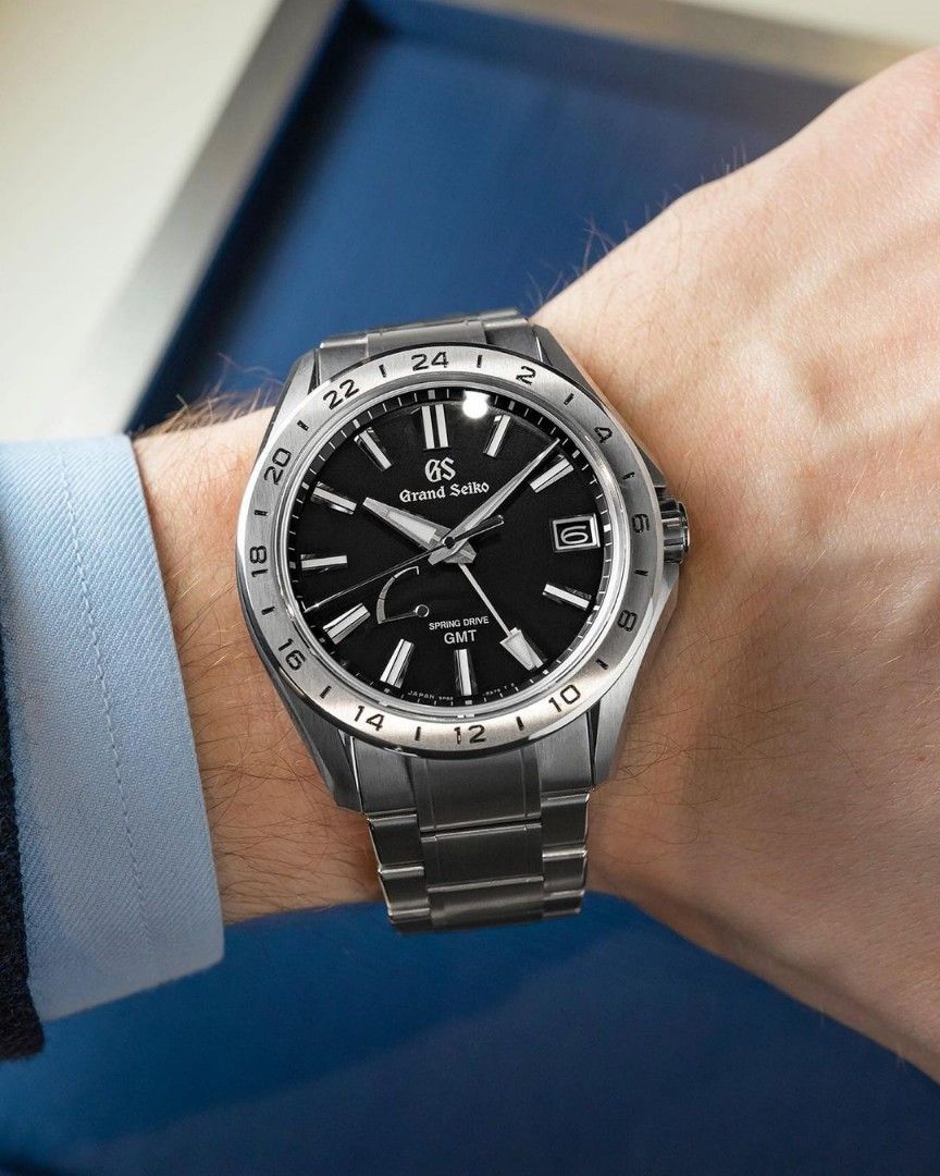 Unworn Unsized Nov 2022 Full Set Grand Seiko Evolution 9 Collection Spring Drive GMT High ...