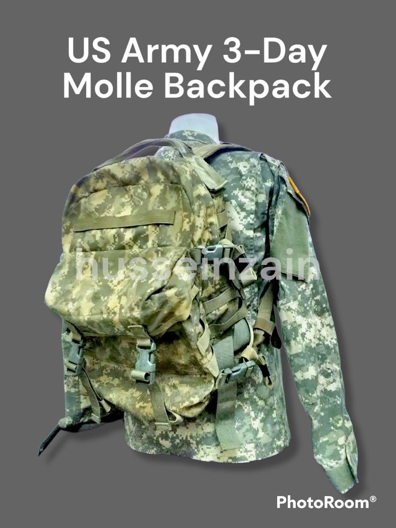 US Army ACU 3-day military bag, Men's Fashion, Bags, Backpacks on Carousell