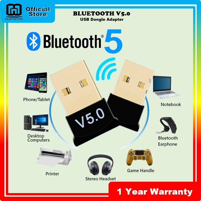 USB Nano Bluetooth 5.0 Dongle Smart Wireless USB CSR Bluetooth Adapter ...