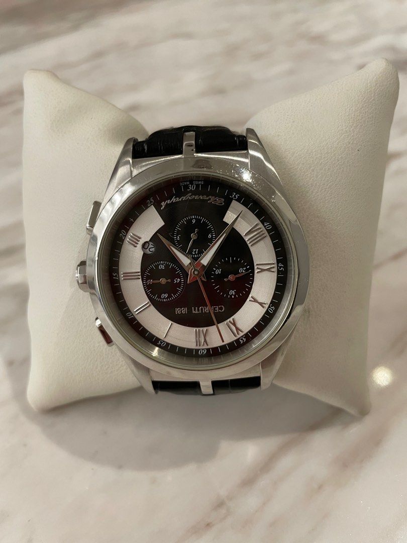 Used & Authentic Cerruti Watch, Men's Fashion, Watches & Accessories ...