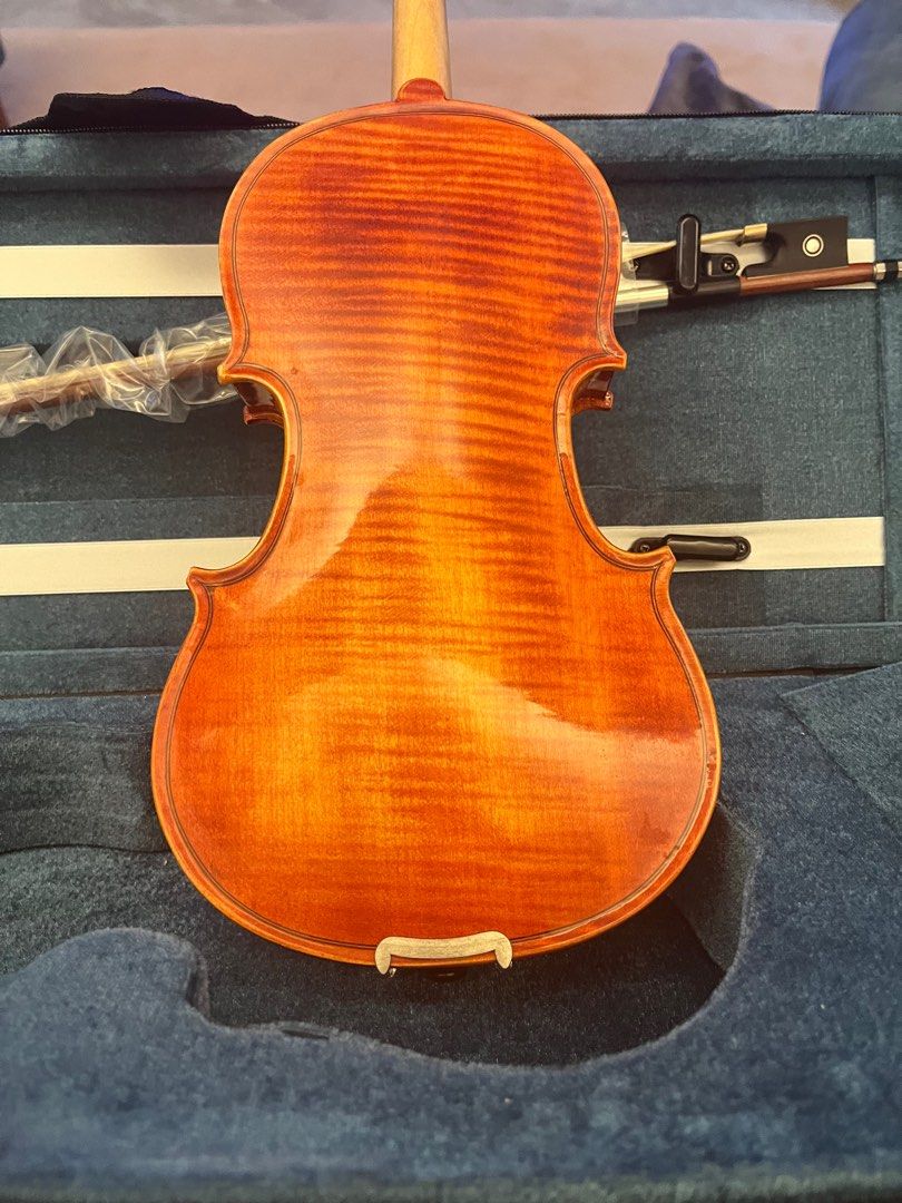 Very Beautiful 1/4 violin one piece back, Hobbies & Toys, Music & Media ...