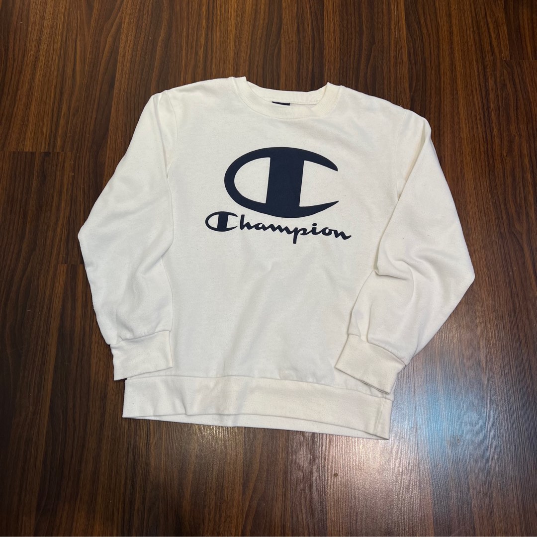 Vintage Champion Logo Sweater, Men's Fashion, Coats, Jackets and ...