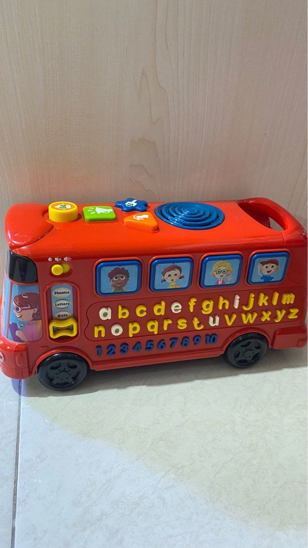 Vtech bus alphabet, Bayi & Anak, Mainan & Baby Walker di Carousell