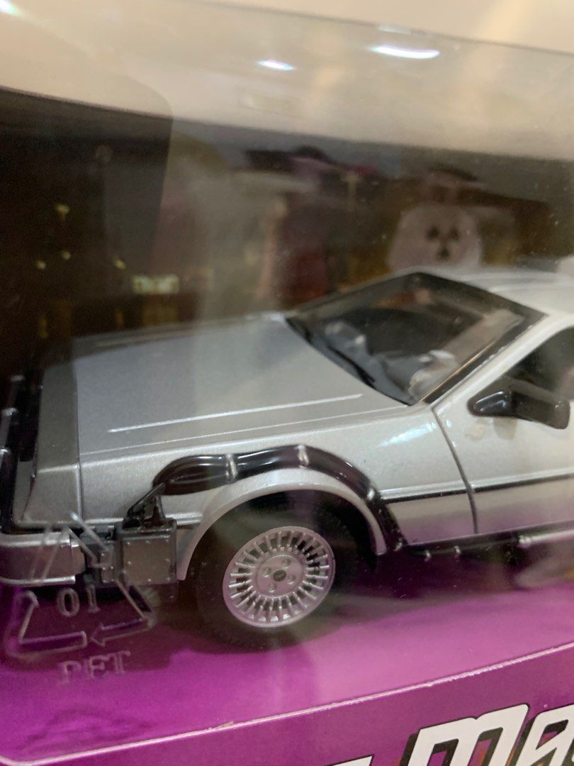Welly Die Cast Metal Time Machine Back to The Future Scale 1/24 ...