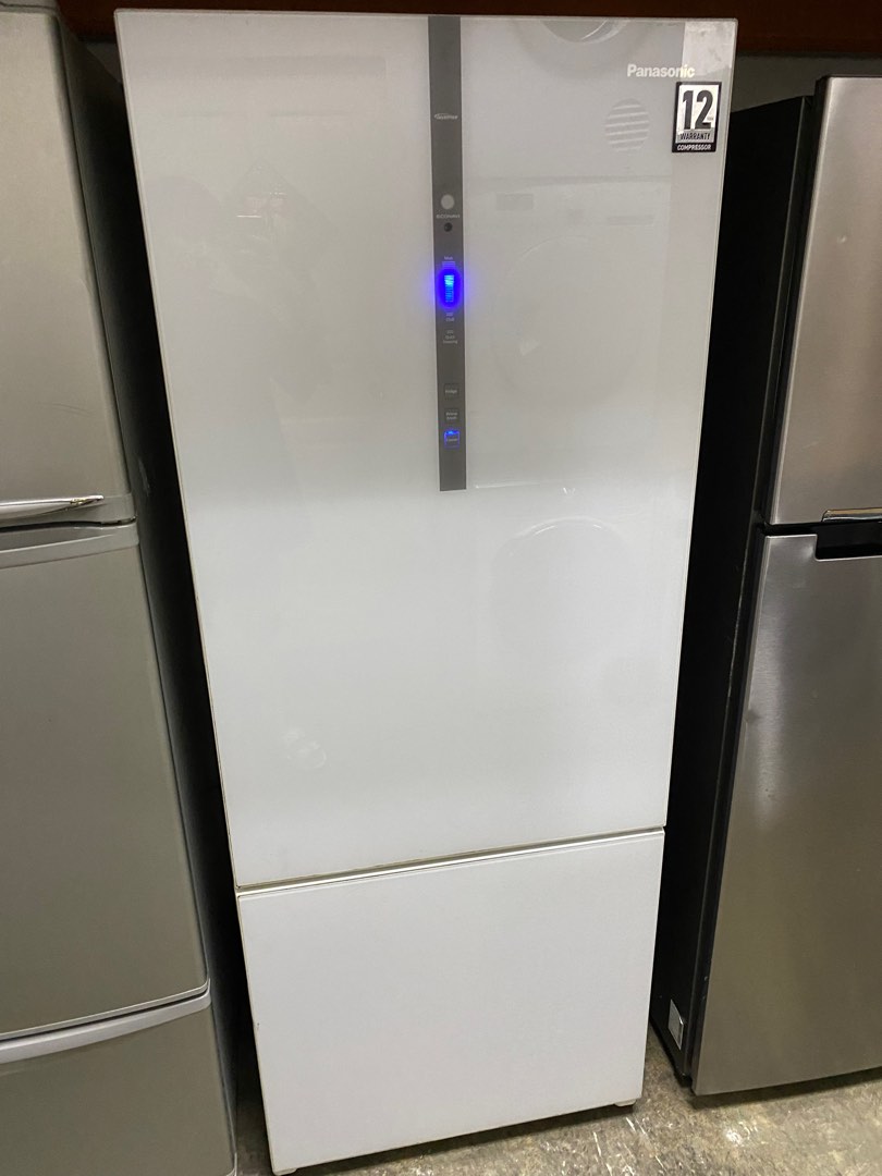 White Panasonic 3Ticks Bottom Freezer Inverter Fridge, 450L, TV & Home ...