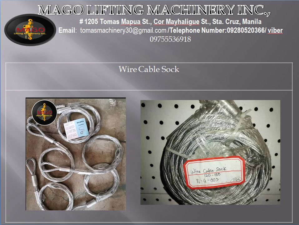 Wire Cable Sock ORIGINAL, Commercial & Industrial, Construction Tools ...