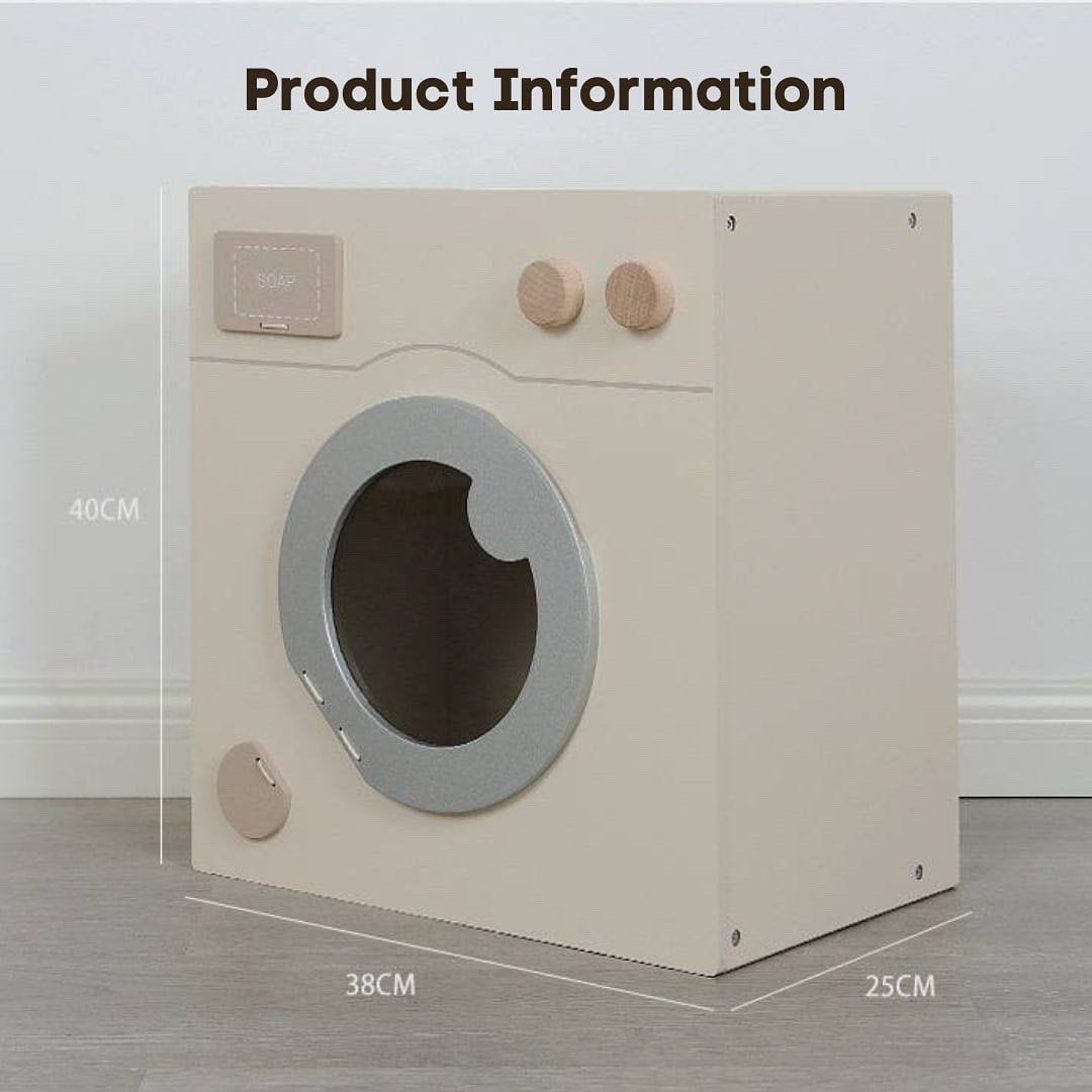 Wooden Butter Washing Machine, Hobbies & Toys, Toys & Games on Carousell