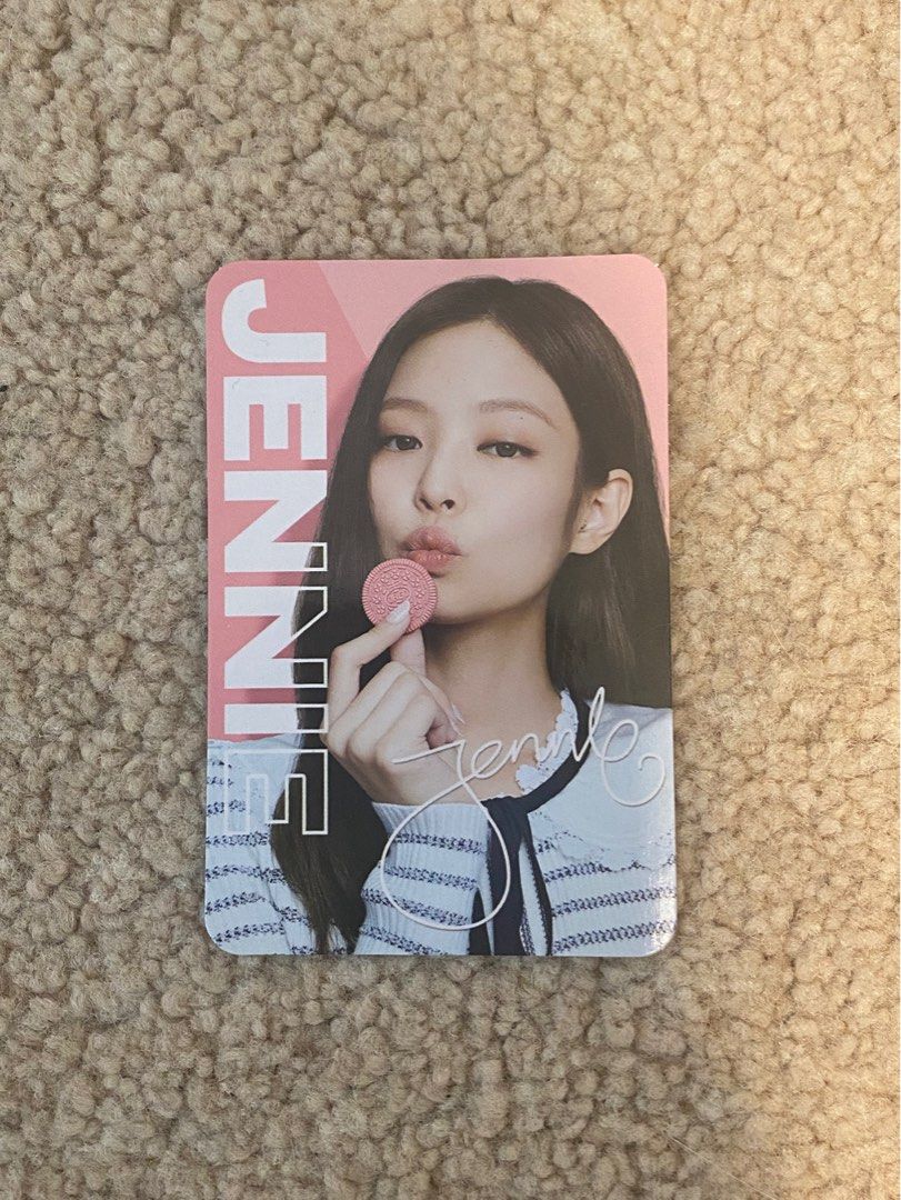 wts jennie blackpink oreo pc, Hobbies & Toys, Memorabilia ...