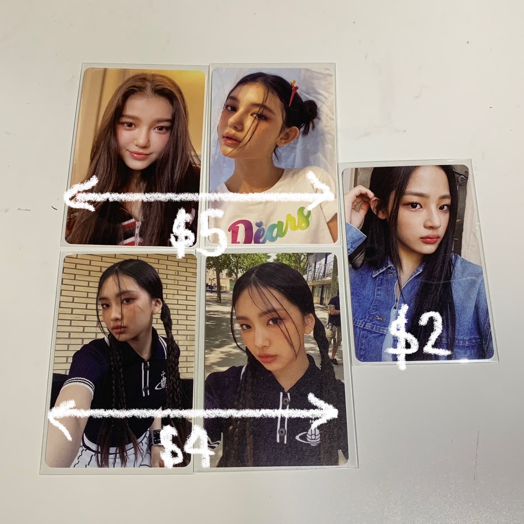 wts/lfb newjeans weverse set b/c minji hyein danielle pcs, Hobbies & Toys, Memorabilia ...