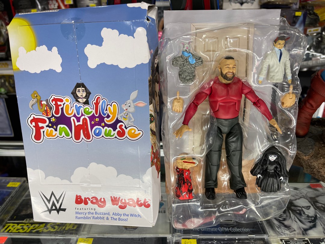 WWE Mattel Elite Bray Wyatt Firefly Fun House Open for Inspection Only ...