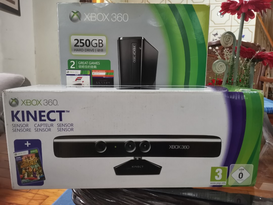 Xbox wit Kinect, Video Gaming, Video Game Consoles, Xbox on Carousell