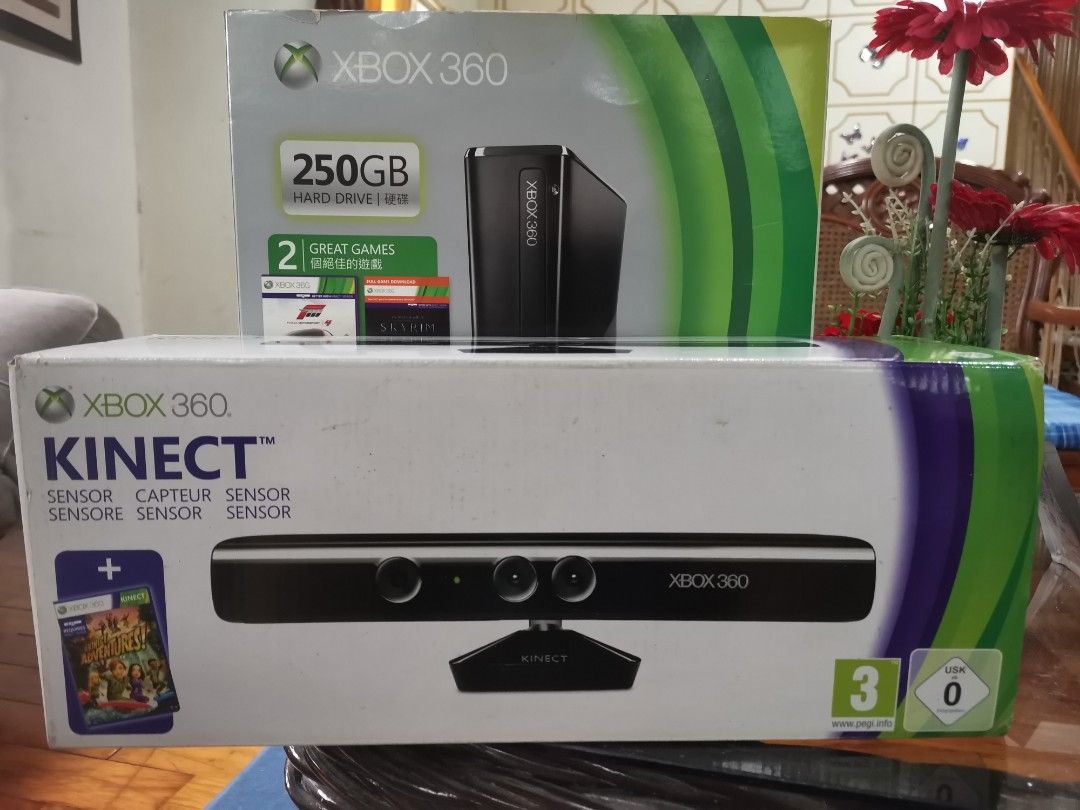 Xbox wit Kinect, Video Gaming, Video Game Consoles, Xbox on Carousell
