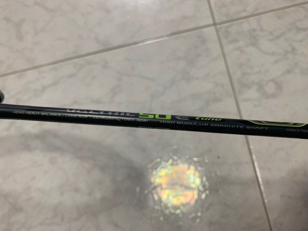 Yonex Voltric 50 E-tune Badminton Racket, Sports Equipment, Sports ...