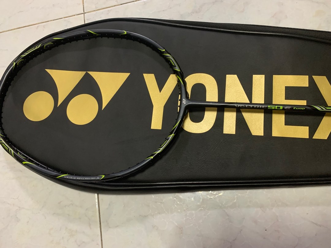 Yonex Voltric 50 E-tune Badminton Racket, Sports Equipment, Sports ...