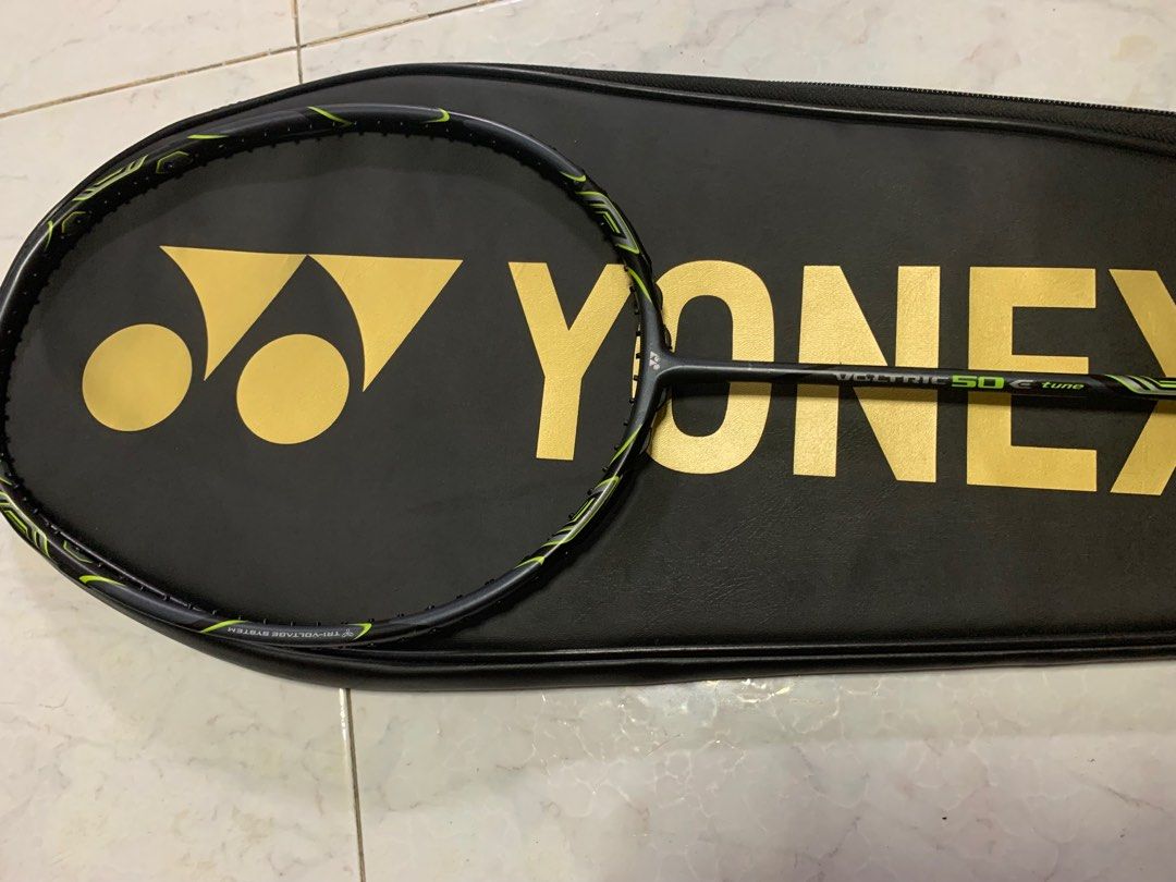 Yonex Voltric 50 E-tune Badminton Racket, Sports Equipment, Sports ...