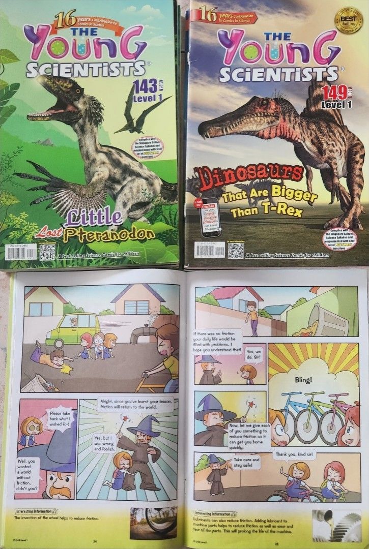 Young scientists lvl 1 to 4 (12 sets+), Hobbies & Toys, Books ...