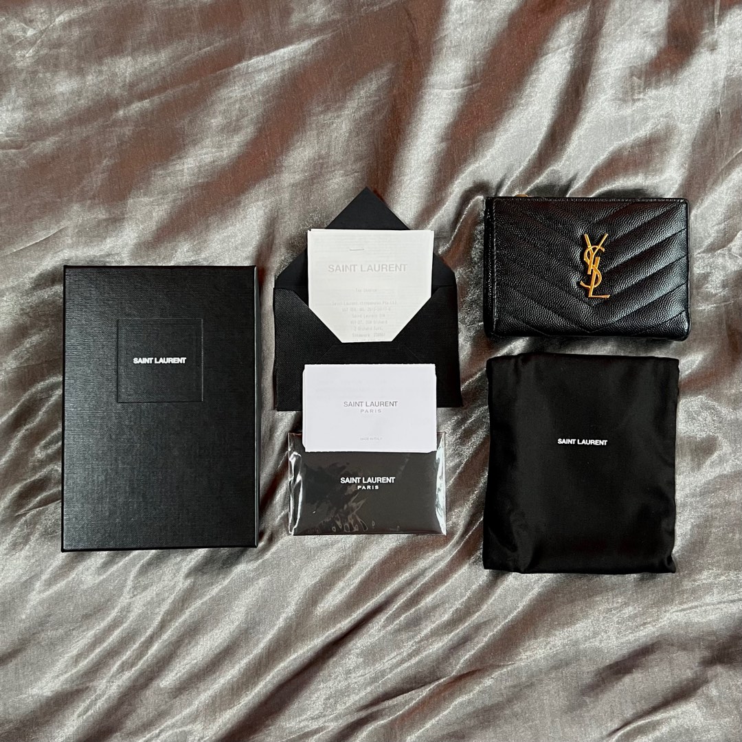 YSL Bi-Fold Cassandre Wallet, Women's Fashion, Bags & Wallets, Wallets ...