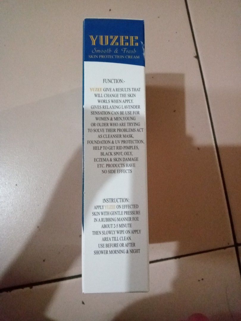 Yuzee Skin protection cream, Beauty & Personal Care, Bath & Body, Body ...