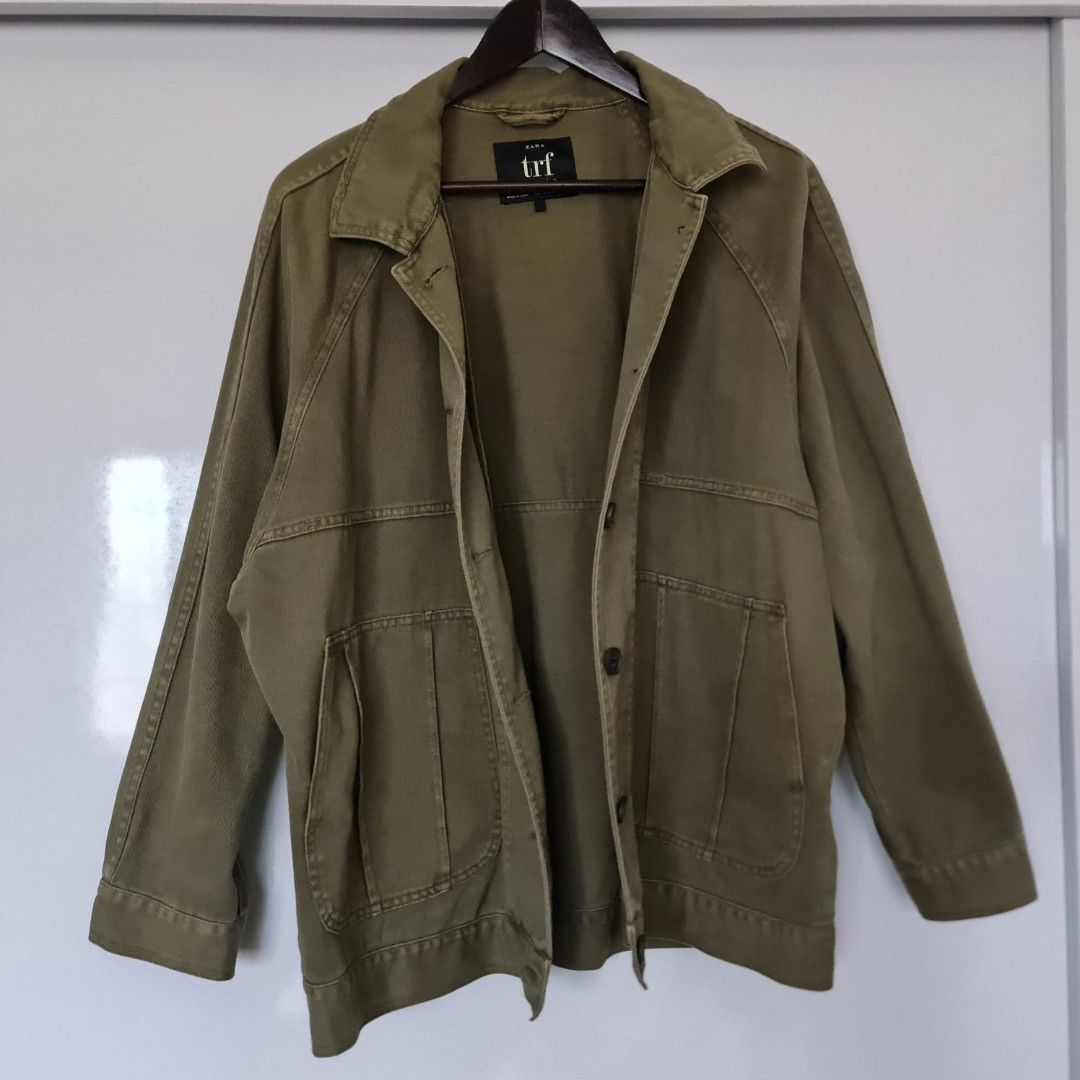 Zara TRF Utility Jacket, Women's Fashion, Coats, Jackets and Outerwear ...
