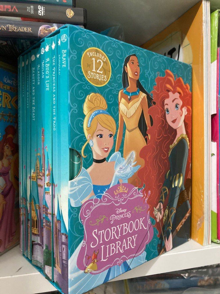 (12本） Disney Princess Storybook Library /迪士尼公主 Picture books Story ...