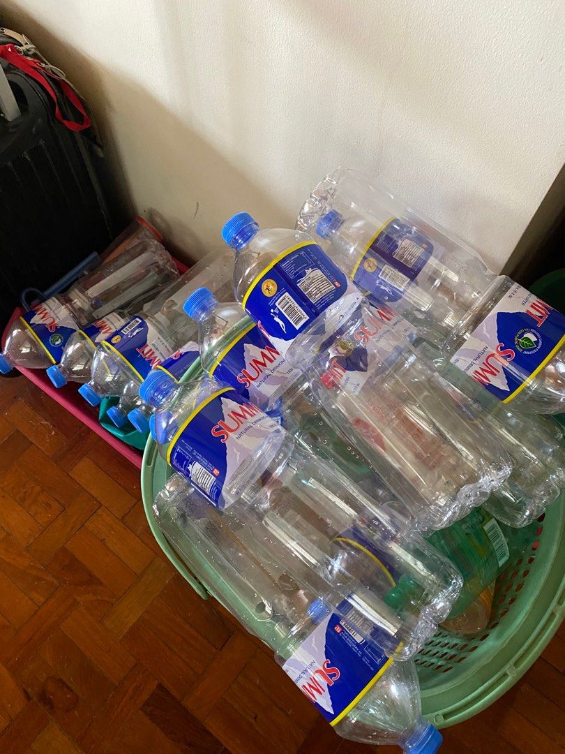 1.5 L bottle planting container 1500 mL liters recycle materials ...