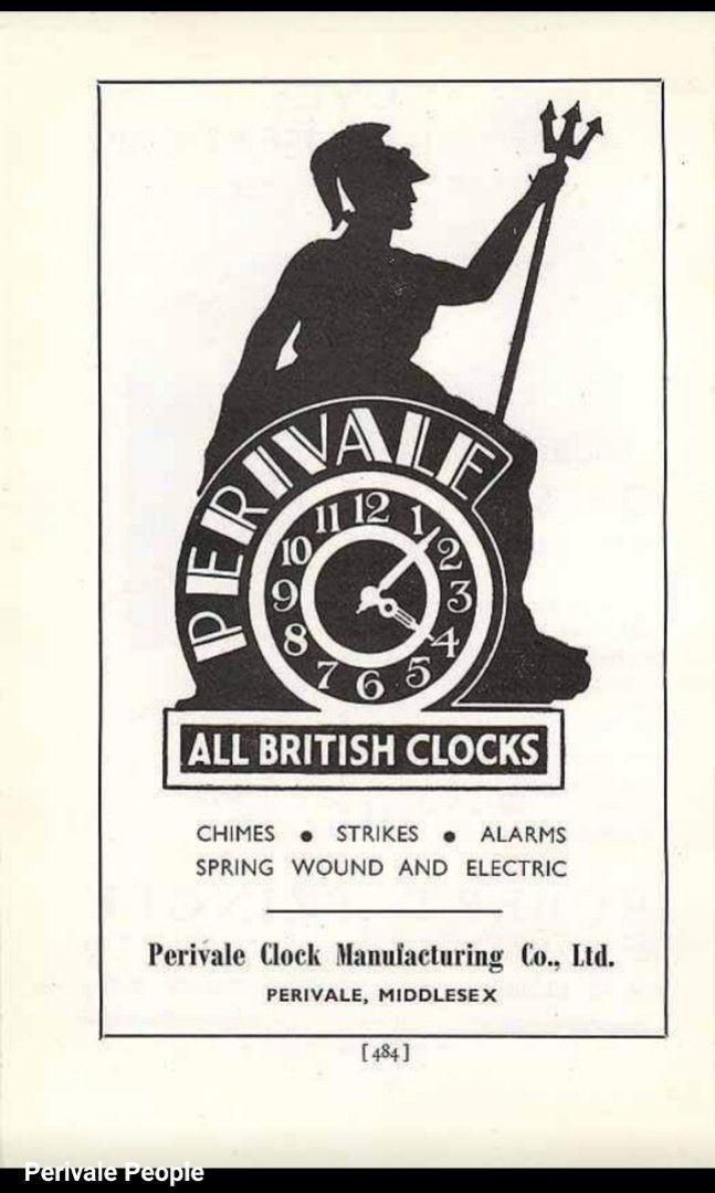 1930s Bentima by Perivale 8-day Mantel Clock, Furniture & Home Living ...