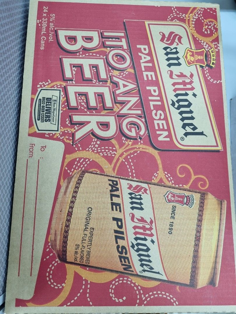 1box San Mig Pale Pilsen, Food & Drinks, Beverages on Carousell