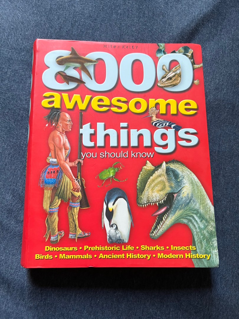 8000 Awesome Things book for children, Hobbies & Toys, Books ...