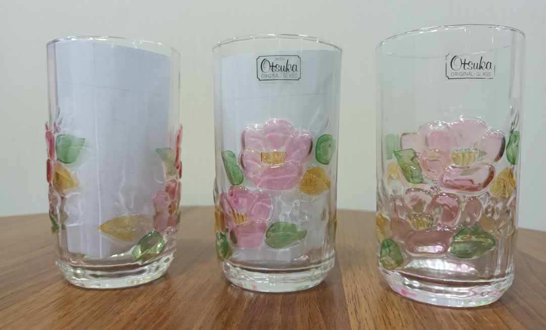 日本製透明玻璃杯 / Japan made glass cup, 傢俬＆家居, 廚具和餐具, 茶具配件 - Carousell