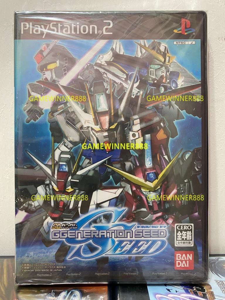 《今日快閃價》全新 日版 PS2遊戲 機動戰士 鋼彈 高達 Seed / SD高達G世代 起源 SEED / SD GUNDAM G GENERATION GENESIS SEED 日文版 ...