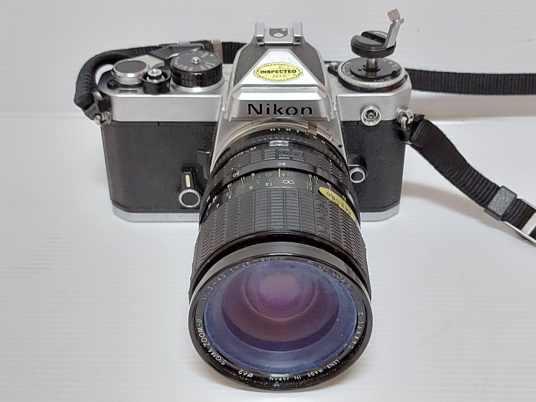 老舊好壞不知需自行整理 NIKON FE 底片相機 NIKON FE 相機 古董相機, 哩哩扣扣, 其他在旋轉拍賣